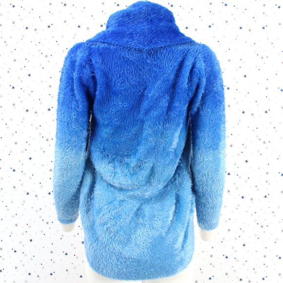 Sweaters | Fuzzy Ombre Cardigan Sweater Blue | Poshmark